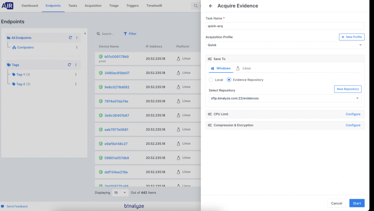 [New Release] Binalyze AIR supports SFTP