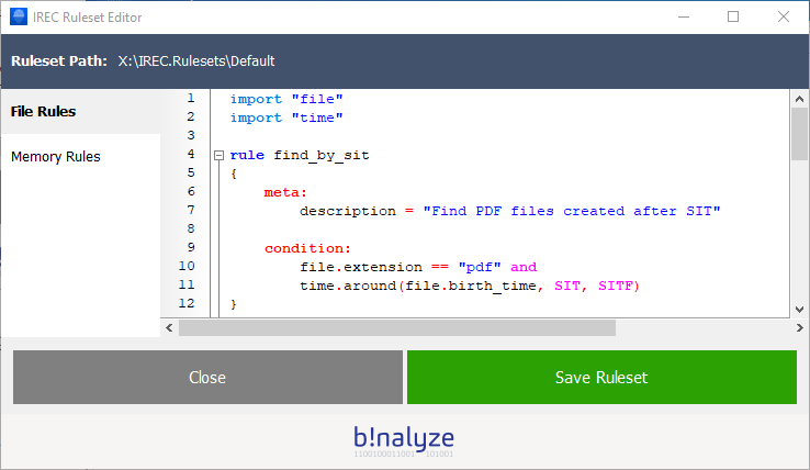 YARA+ : Extending YARA for Incident Response